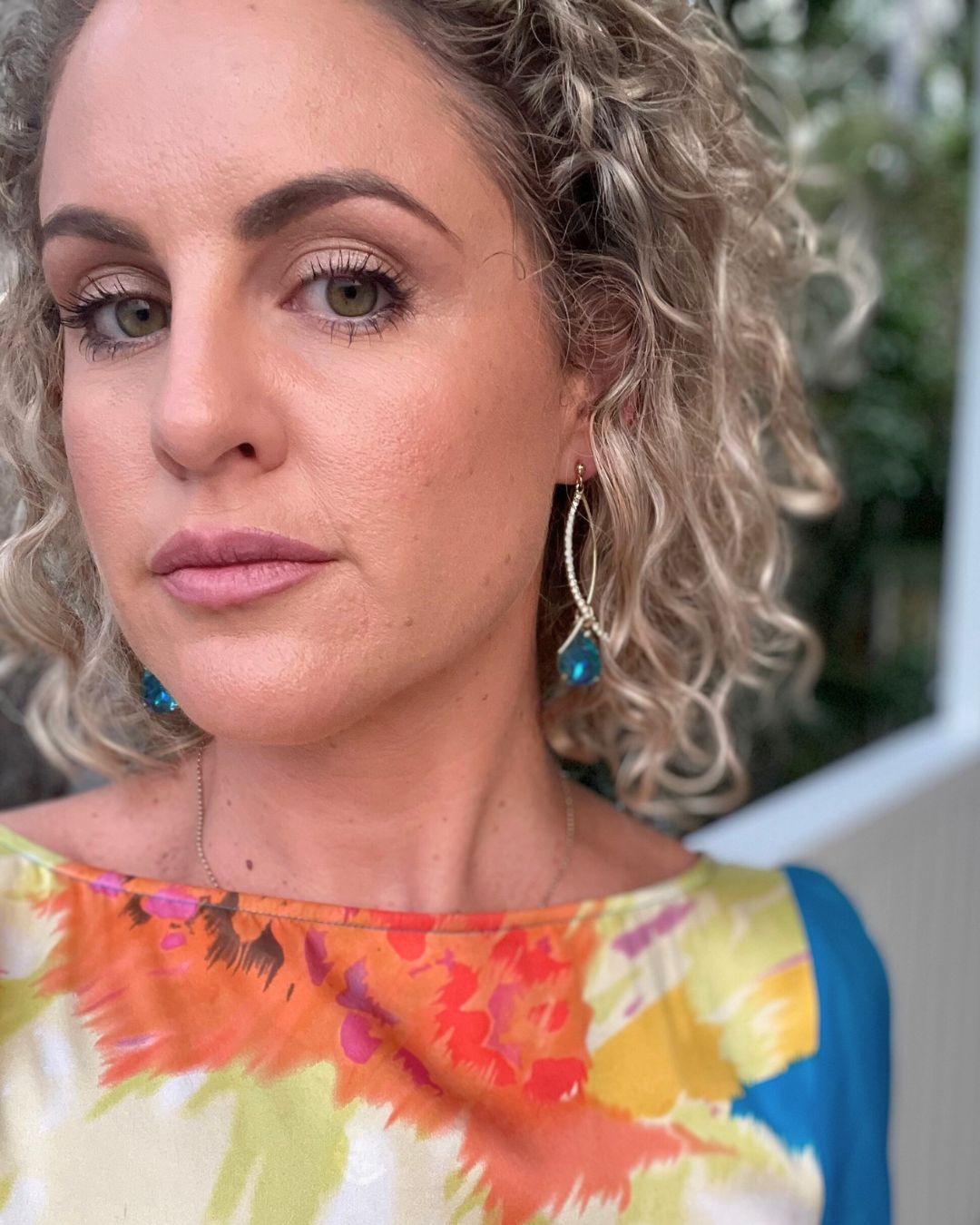 Allegra Drops in Aqua | Paula Hall