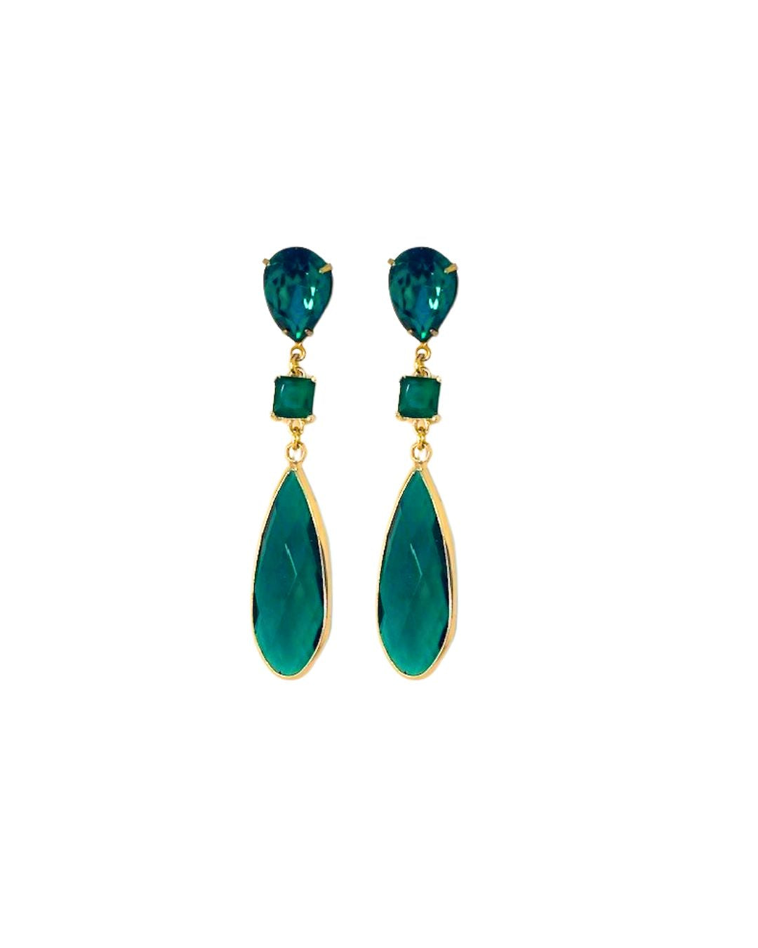 Midnight Emerald Drops | Paula Hall
